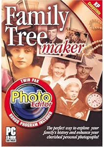 Amazon.com: COSMI Family Tree Maker / Photo Editor Twin Pak (Windows)
