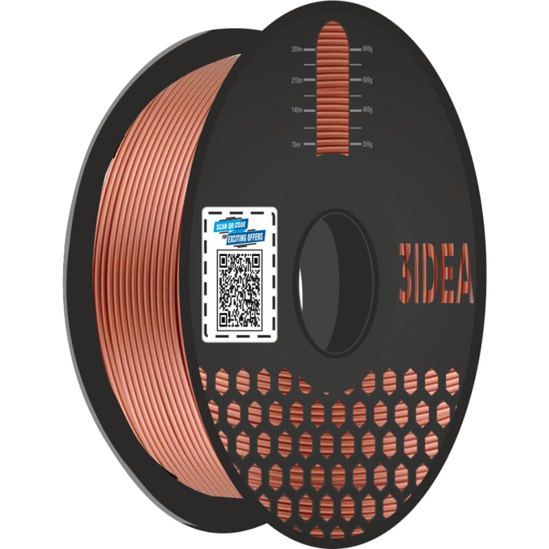 3Idea Premium PLA (Metallic Copper) 3D Printer Filament 1.75mm ...