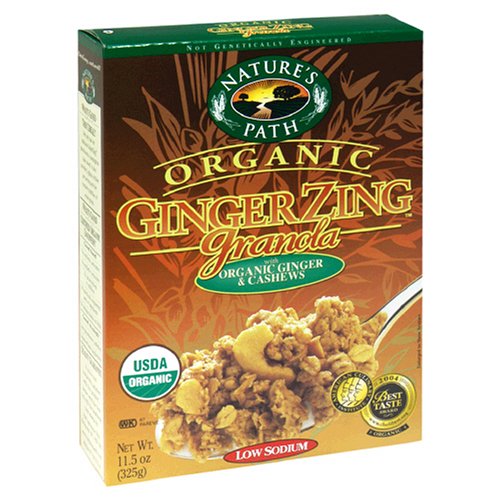 Amazon.com: Nature's Path Organic Ginger Zing Granola Cereal, 11.5 ...