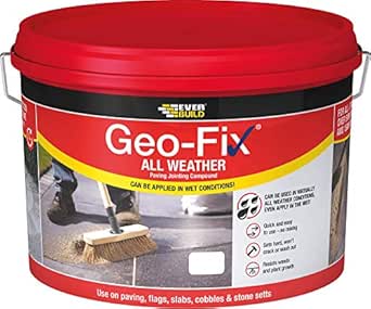 Everbuild Geo Fix All Weather Paving Joint Compound - Mid Grey 14 kg ...