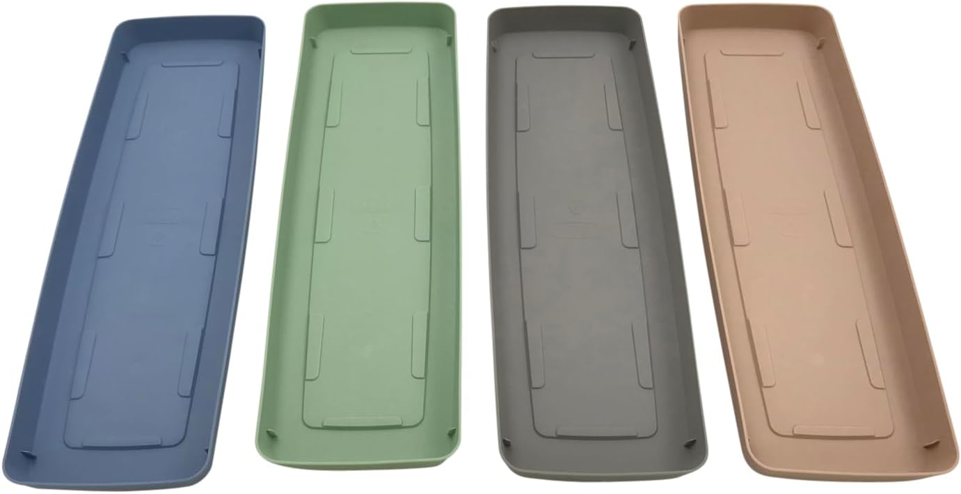 Oakland Gardens 46cm Watering Trays Windowsill Drip Tray Saucer For ...