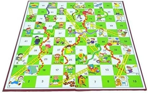 Toyland® Snakes and Ladders Board Game Traditional Family Game – TopToy