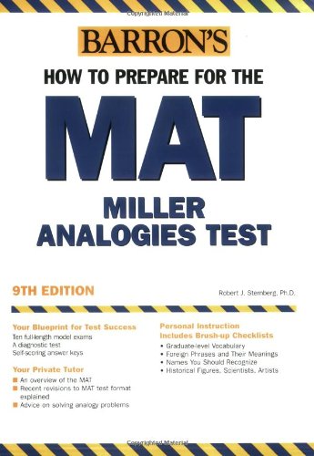 How to Prepare for the MAT: Miller Alalogies Test (BARRON'S HOW TO ...