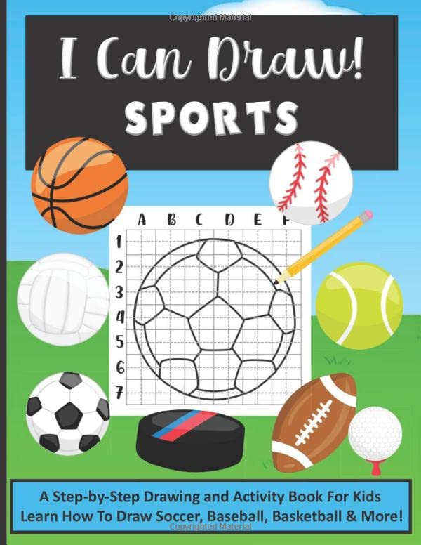 I Can Draw! Sports: A Step-by-Step Drawing and Activity Book for Kids ...