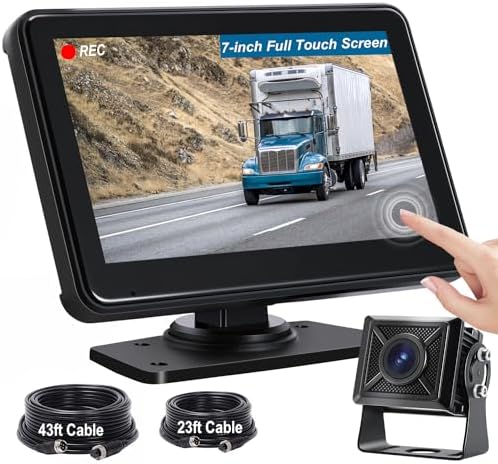 Amazon.com: VEKOOTO 5 Channels Backup Camera System 10.36" IPS Quad ...