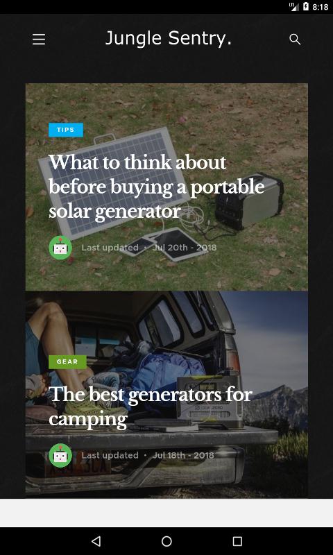Jungle Sentry RSS Reader - App on Amazon Appstore