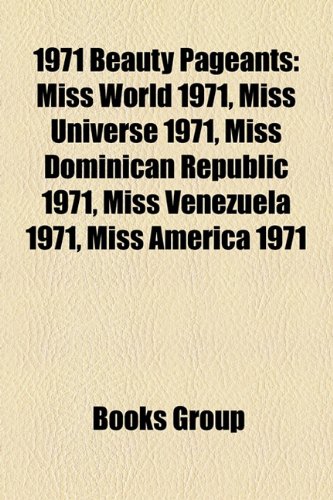 1971 Beauty Pageants: Miss World 1971, M : Group, Books: Amazon.es: Libros