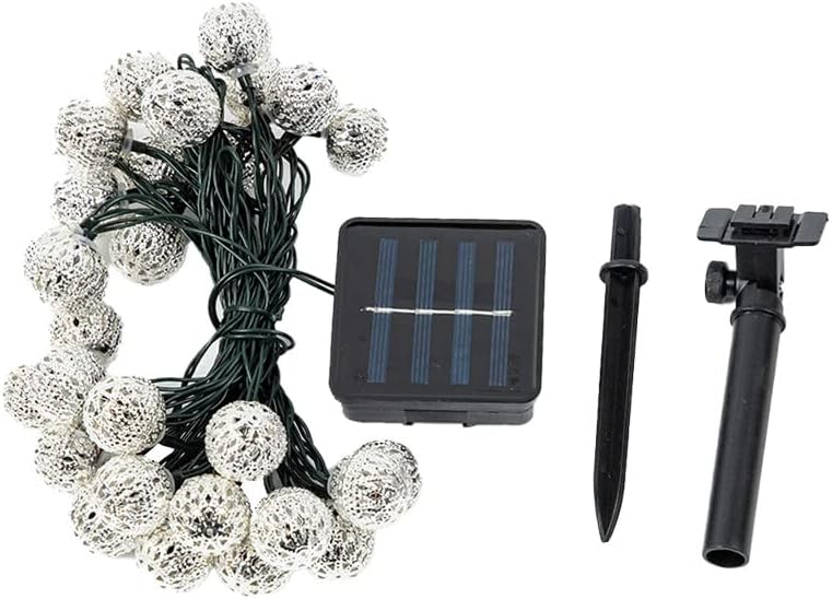 Yissone Solar LED String Light 16. 4ft 20 LED Outdoor String Light for ...