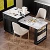 Amazon.com: RUNNA Kitchen Island with Extendable Dining Table for 4-6 ...