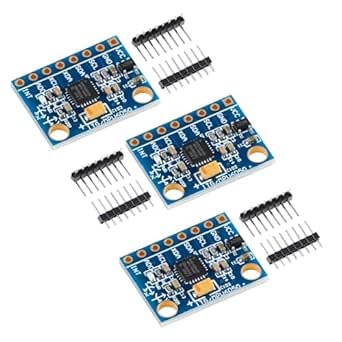 DUTTY GY-521 MPU6050 3-Axis Accelerometer Gyroscope Module, 6DOF Sensor ...