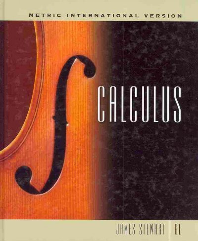 Calculus 6th edtion: Metric International Version: James Stewart ...