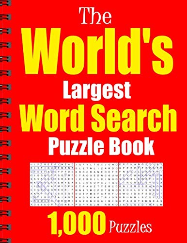 The World's Largest Word Search Puzzle Book: 1,000 Puzzles | Amazon.com.br