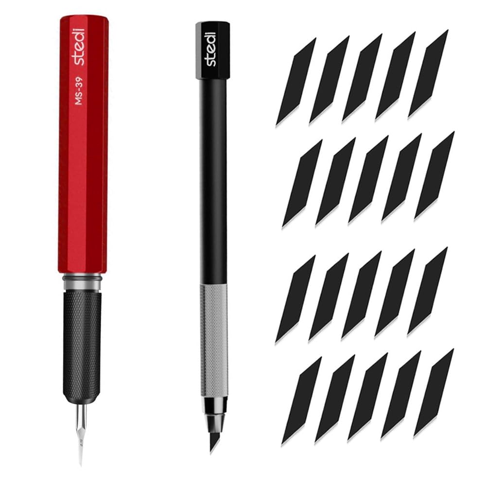 Amazon.com: stedi Model Scriber Chisel+Craft Hobby Knife Kit : Tools ...