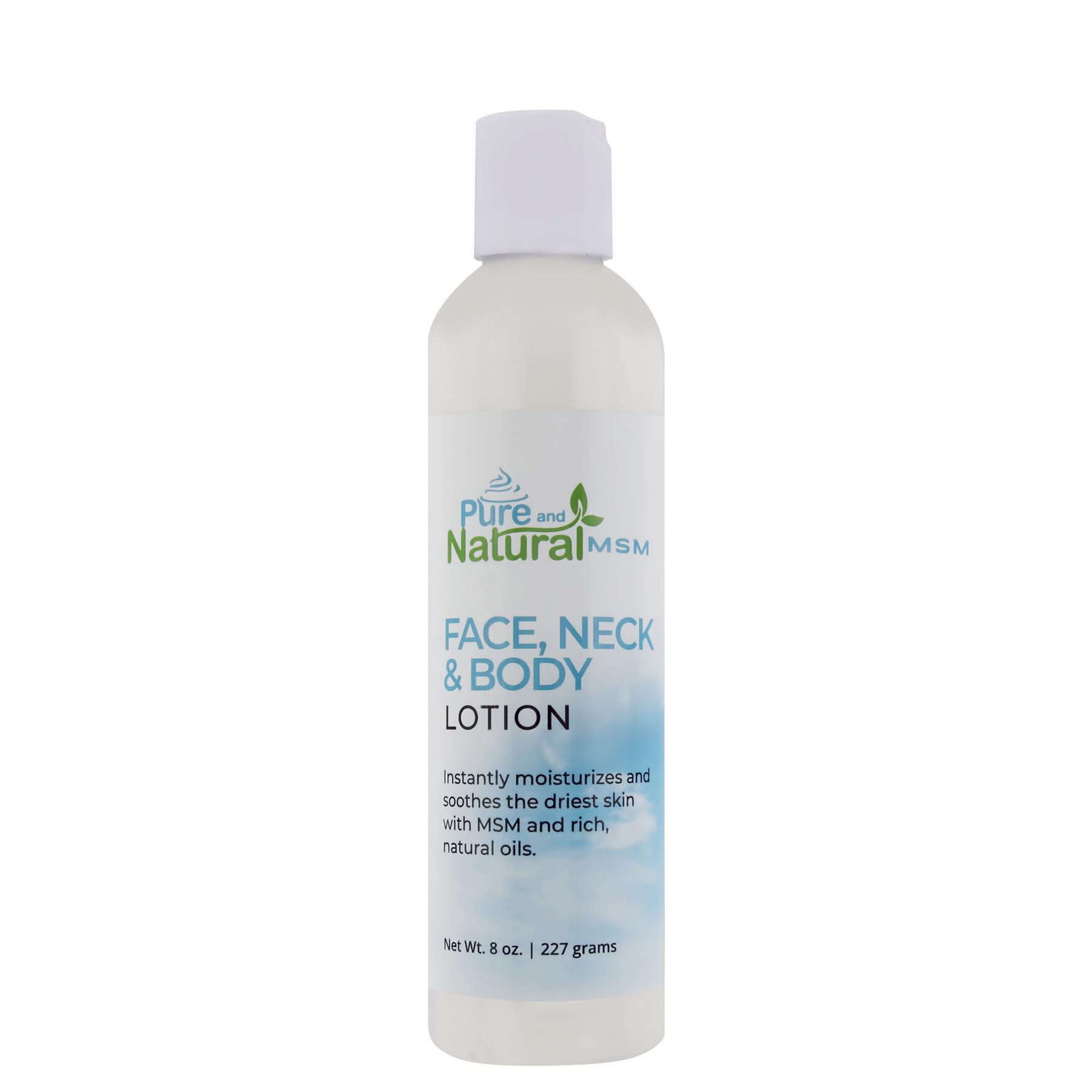Amazon.com : Pure and Natural MSM Face, Neck & Body Lotion (8 oz ...