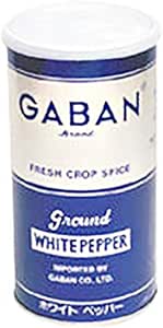 Amazon | GABAN(ギャバン) GABAN ホワイトペッパーパウダー 420g | GABAN(ギャバン) | スパイス・ハーブ 通販