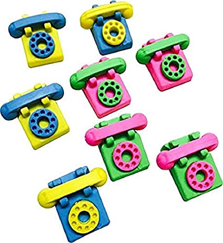 Buy LIGHTER HOUSE Imported Stuff Cutest TRIN TRIN Telephone Look Eraser ...