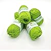 Fleur de coton (50g) 100% coton mercerisé (vert acide - 458 - 250g ...