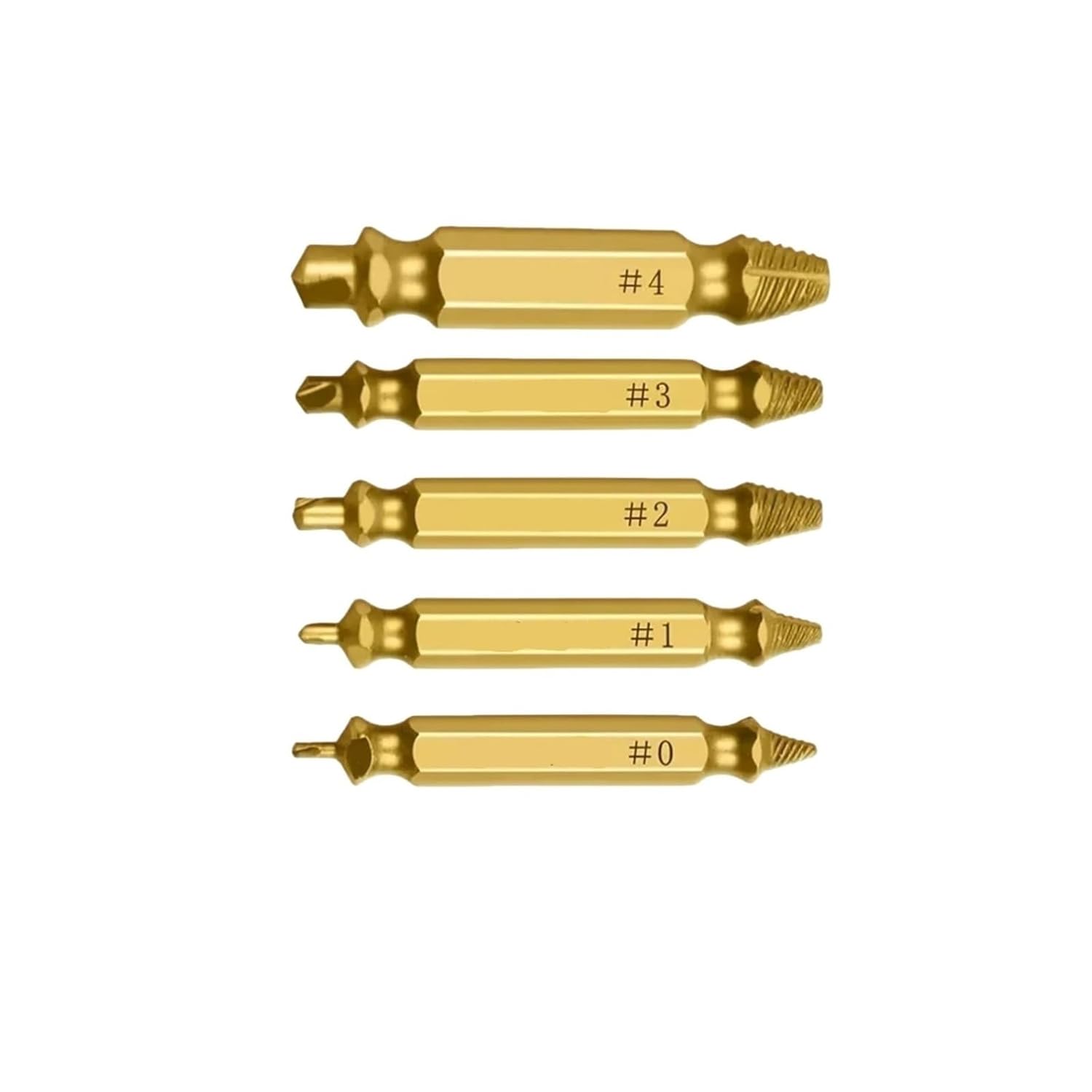 GZHJY 4/5/6pcs Damaged Screw Extractor Set Center Drill Bit Set ...