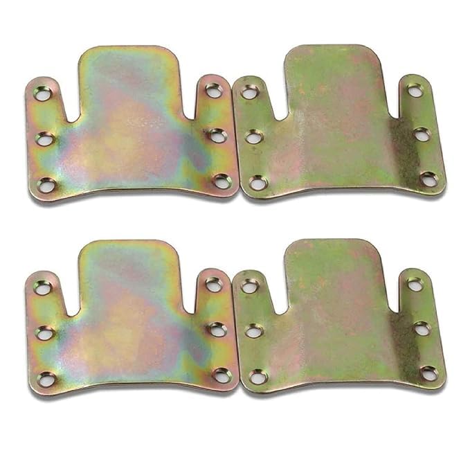 Aakash Decor 4 Pcs Gold L Shape Jointer Sofa Connectors Furniture Bracket Metal Sofa ...