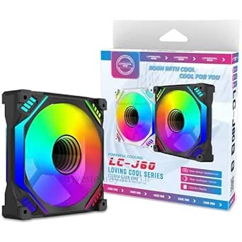 مروحة كيسة RGB 120مم Loving Cool LC-J60 – ARGB Case Fan لتبريد ...