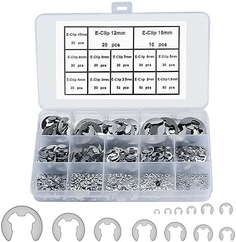 Amazon.com: Hilitchi 150-Pcs [15-SIZE] Alloy Steel Internal Circlip ...