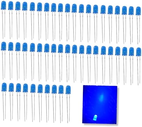 Buy UNIVERSAL HUB Blue LED Light Bulbs, 5mm, Pack of 50, Blue Online at ...