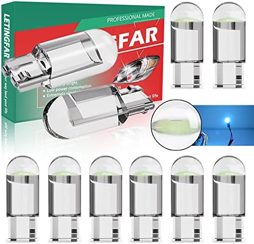 Amazon.com: Cottonbell 194 W5W 168 RGB T10 LED Light Bulb with Remote ...