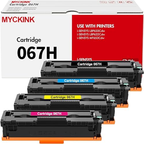 Amazon.com: 067H 067 Toner Cartridge Set 4 Pack High Yield MF656Cdw ...