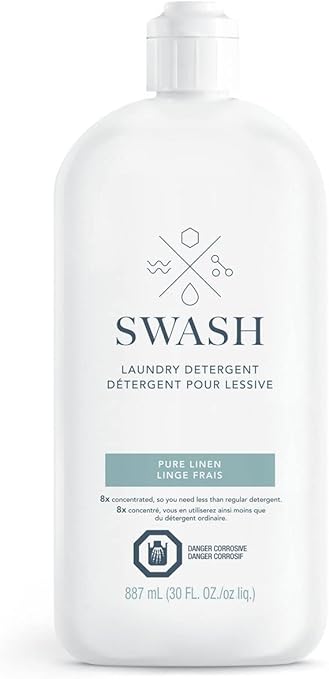 SWASH by Whirlpool, Liquid Laundry Detergent, Pure Linen, 83 Loads, 30 ...