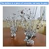 Amazon.com: ALISSAR 4-Pack Glitter Silver Star Centerpieces-Table ...