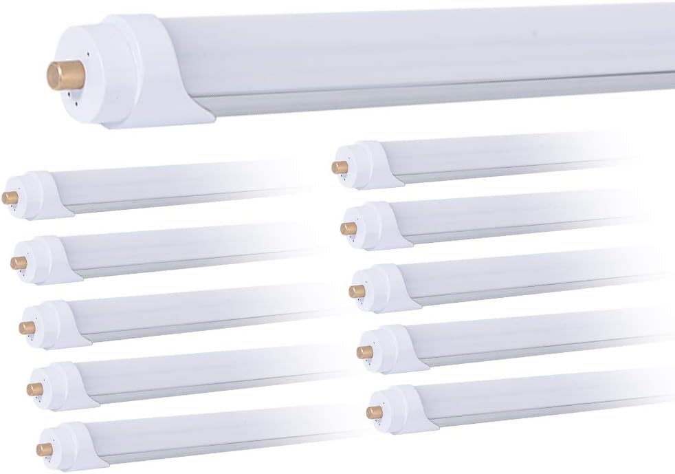 ELEKICO T8 T12 LED 8ft Tube Light F96T8 F96T12 LED Bulb 96" FA8 Single ...