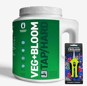 Amazon.com : Veg+ Bloom Tap/Hard Formulated Powder for Tap or Well ...
