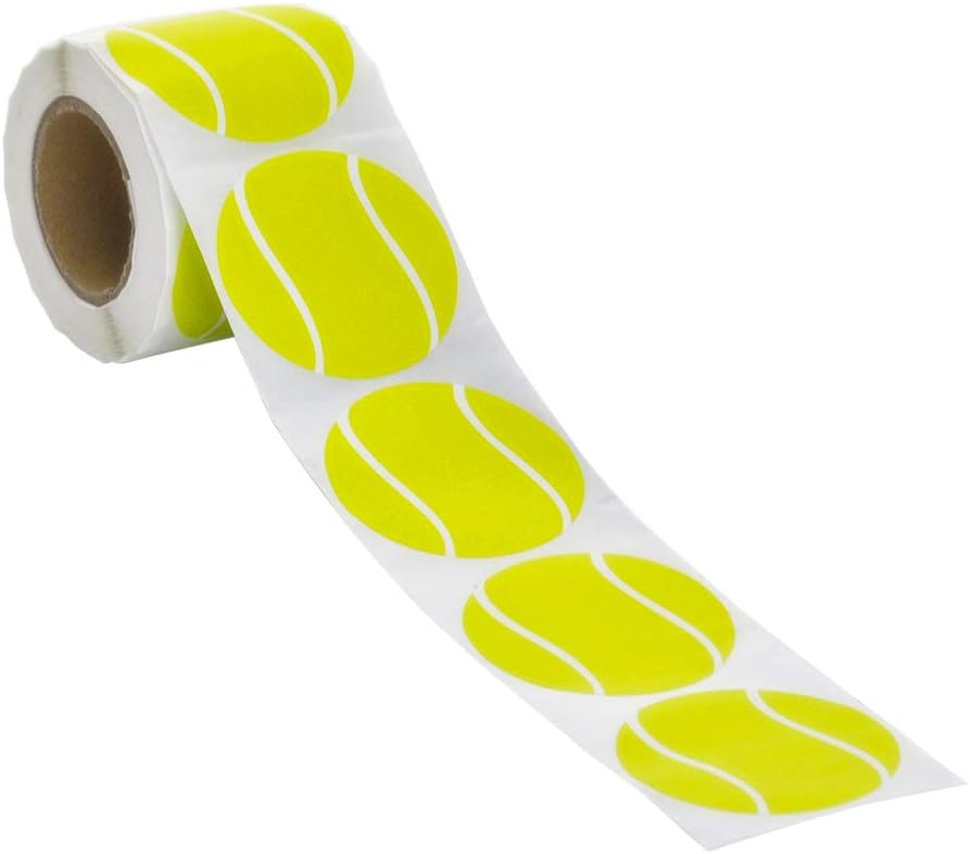 Amazon.com: Muka 250 PCS 2" Tennis Ball Stickers, Standard Permanent ...