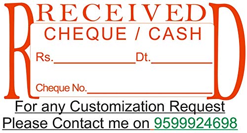 Received PRE Inked Stamp (RED Colour) : Amazon.in: Office Products