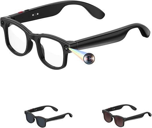 Amazon.com: Camera Video Recording Smart Sunglasses AI Glasses for Men ...