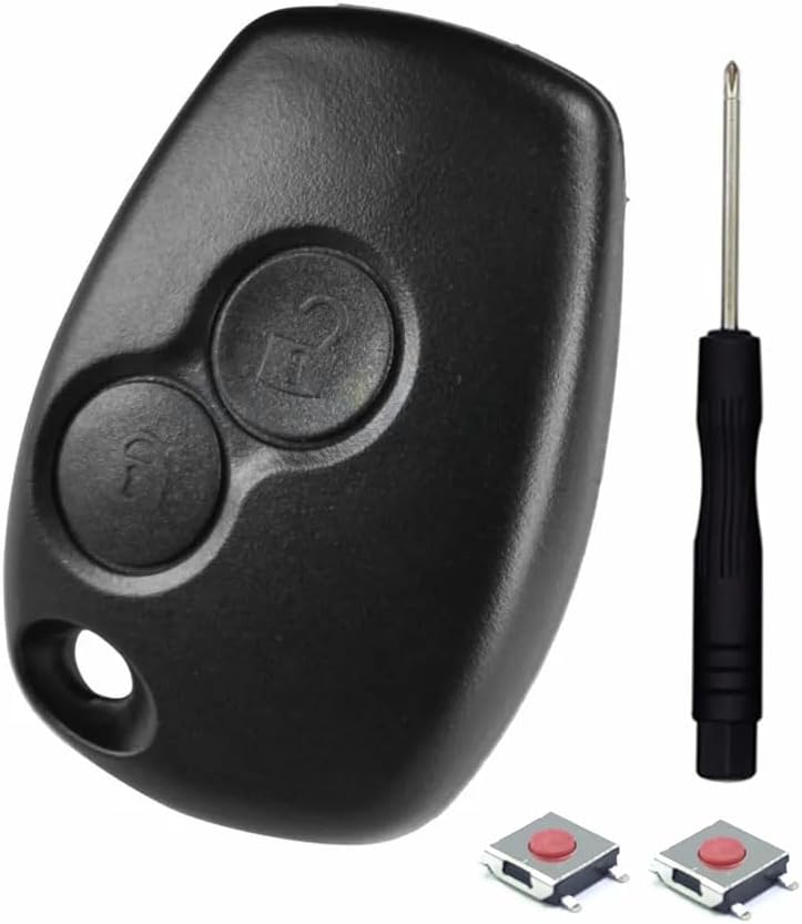 2 Buttons Key Fob Cover Replacement Fits for Renau-lt Trafic Master ...