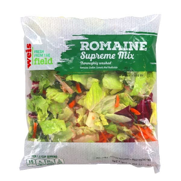 Amazon.com: Weis Quality, Salad Romaine Mix Supreme, 8 Ounce : Grocery ...