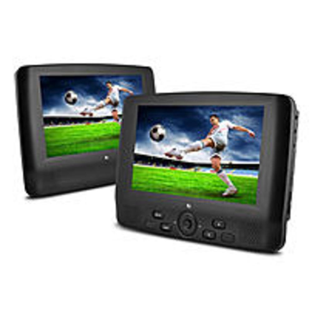 Amazon.com: Ematic ED909 9" Portable DVD Player with Dual Screen ...