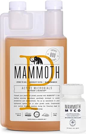 Amazon.com : 500ml Mammoth P and 1oz Mammoth Myco - Bundle - Microbial ...