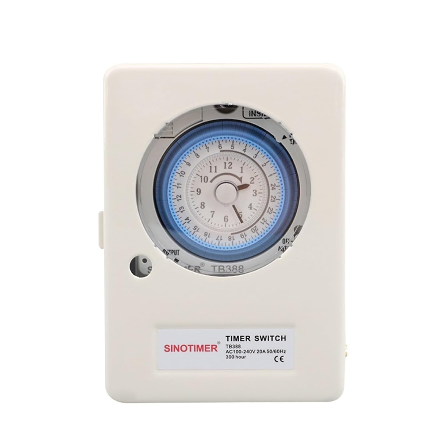 100-240V 20A Quartz Mechanical Timer 24 Hours Programmable Din Rail ...