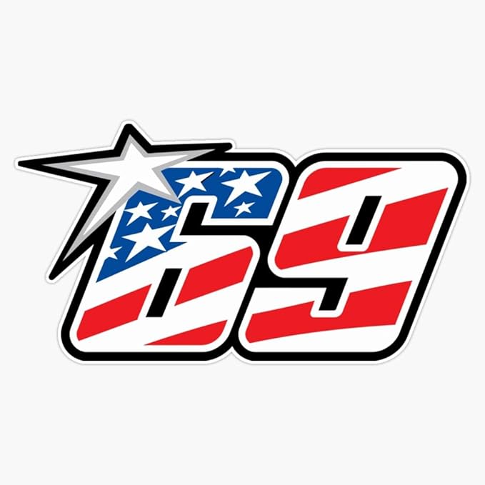 Amazon.com - Nicky Hayden 69 Sticker Bumper Sticker Vinyl Decal 5"