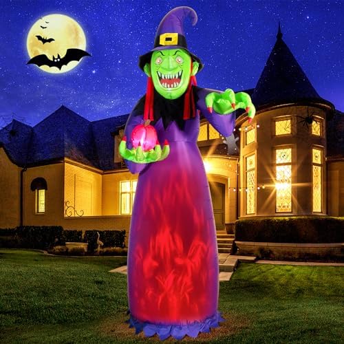 Amazon.com: DomKom [Flame Light] 10FT Huge Halloween Inflatable ...