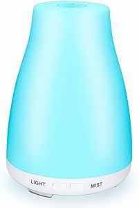 100ML Essential Oil Diffuser, Ultrasonic Cool Mist Aromatherapy Scented ...