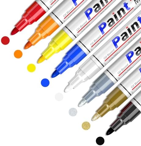 Paint Pens Paint Markers on Multiple Surfaces, Quick Dry Permanent ...