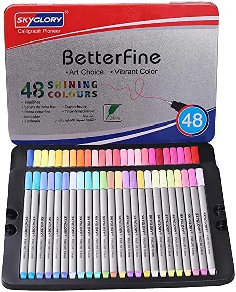 BHAGIRATHI MALL Fineliner Color Pens | Fine Tip Point Marker Drawing ...