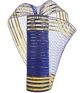 Amazon.com: HUIHUANG Blue and Gold Plaid Christmas Ribbon 2.5 inch Blue ...