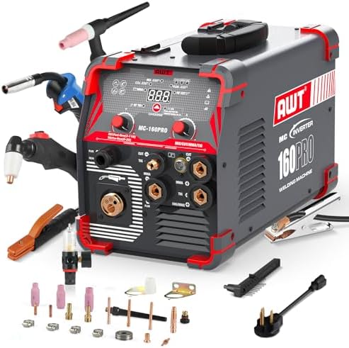 PUWU Plasma Cutter Welder Gas MIG/Gasless MIG/Lift TIG/Stick/CUT 5 in 1 ...