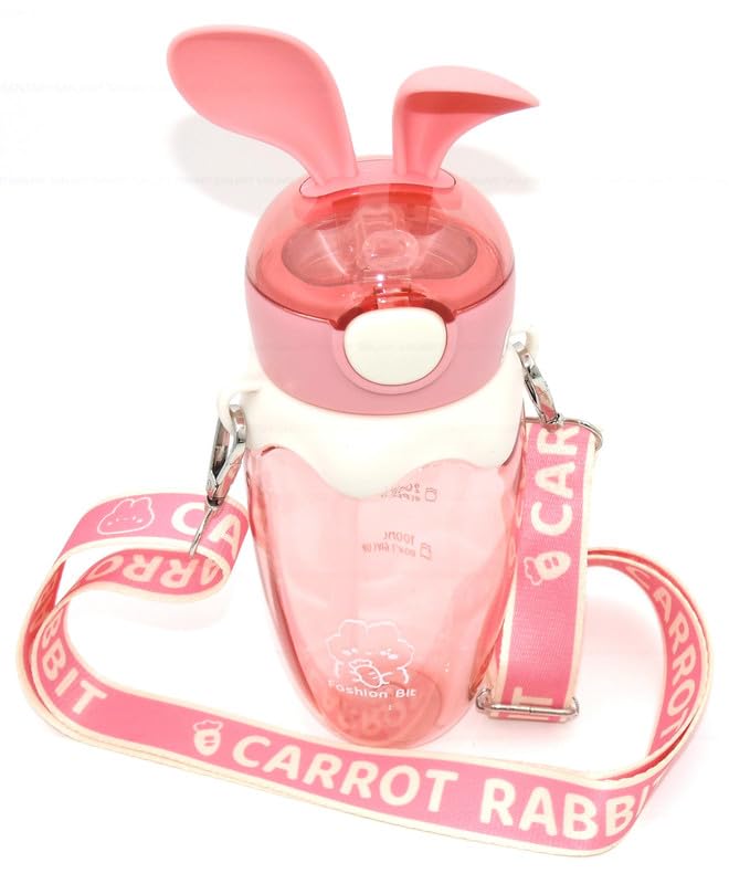 SANJARY Cute Bug-sy Rabbit Water Bottle 580ml (Color Design may Vary ...