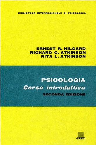 Amazon.com: Psicologia. Corso introduttivo: 9788809201538: Ernest R ...
