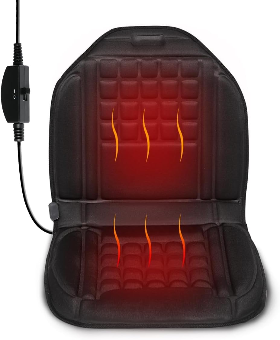 Amazon.com: Mynt Heated Seat Covers for Cars,Winter Seat Warmer for Car ...